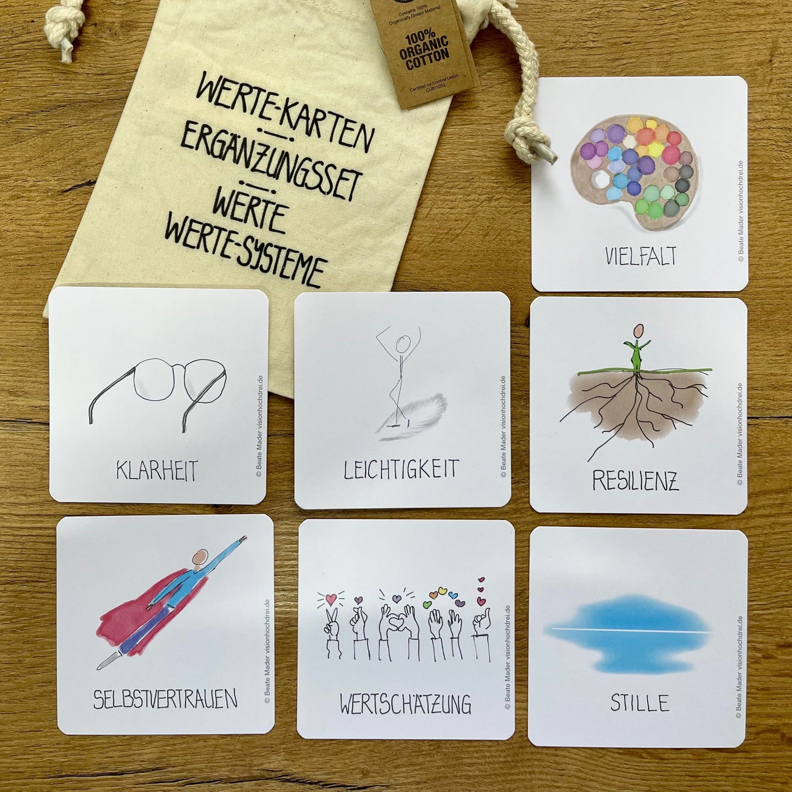 Werte-Karten-Ergänzungset – Coachingcard by Niko